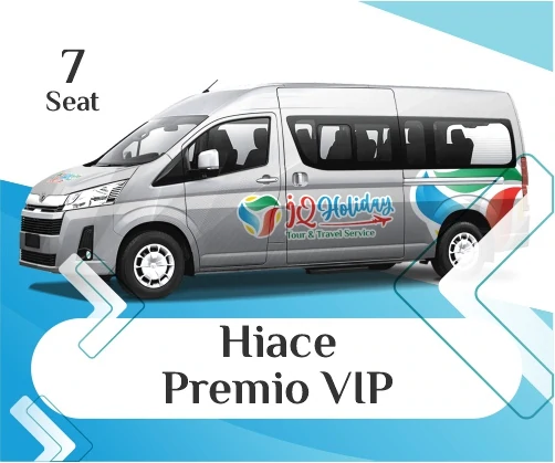 Sewa Mini Bus Hiace Premio VIP Bandung Info dan Harga – Iq Holiday Tour